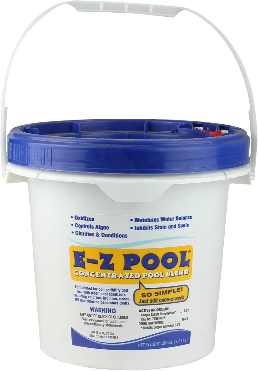 EZ Pool Concentrated Pool Blend Water Care – 20 lb. | Pool Parts Outlet.com